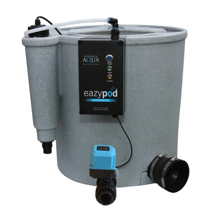 Evolution Aqua EazyPod Automatic UV Grey Self Cleaning Pond Filter
