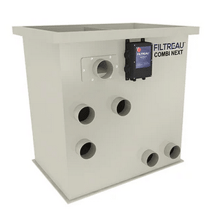 Filtreau Combi-NEXT Drum Filter with UVC – Gravity Fed for Koi Ponds